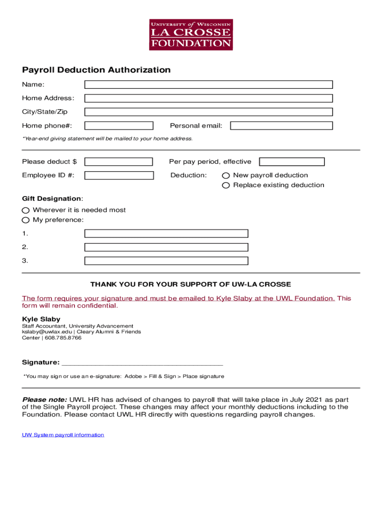 Fillable Online www.wpea.orguploads7/0/4Payroll Deduction Authorization and Maintenance of Dues ...
