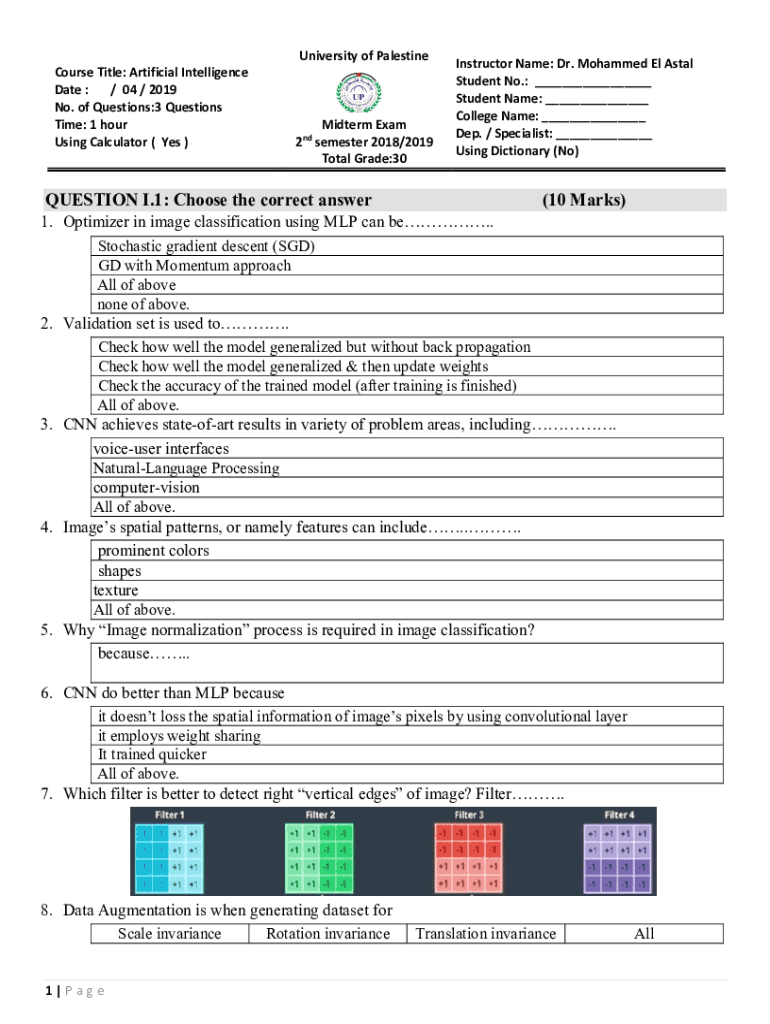 Fillable Online www.coursehero.comAI-Final-Assignment-1pdfAI Final Assignment #1.pdf - Course ...