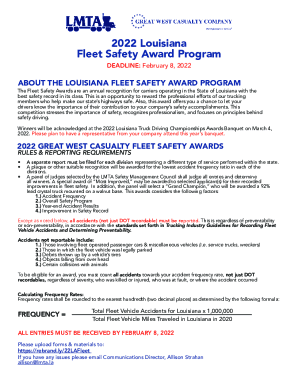 Fillable Online Safety Professional of the Year Nomination Form ...