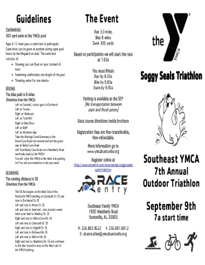 Fillable Online www.ymcanorth.orgpoolguidelinesandswimtestsPool ...