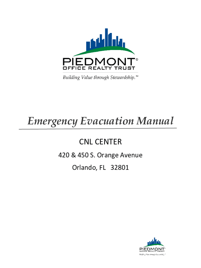Fillable Online Fire and Emergency Evacuation Plan - CNL Center's ...
