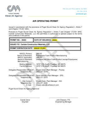 Fillable Online www.pscleanair.gov View 4362AIR OPERATING PERMIT ...