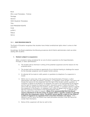 Fillable Online 53 Free Policy and Procedure Templates (Including ...