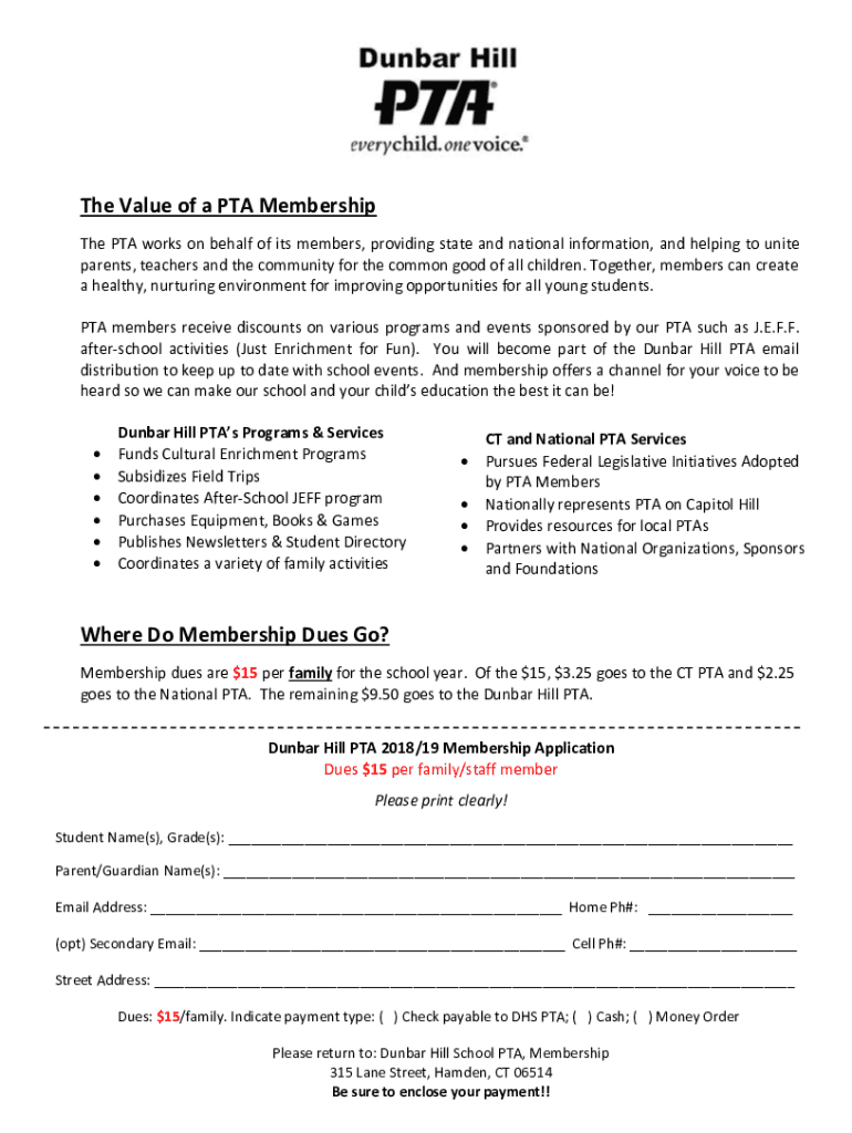 Fillable Online www.wastatepta.orgget-involvedvalue-of-ptaValue of PTA ...