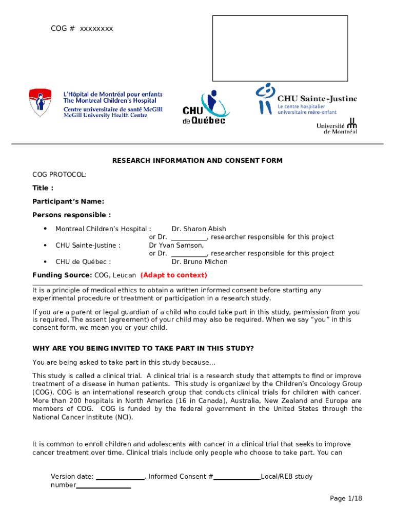 PEDIATRIC RESEARCH INATION AND CONSENT Title : Egg ... Doc Template ...