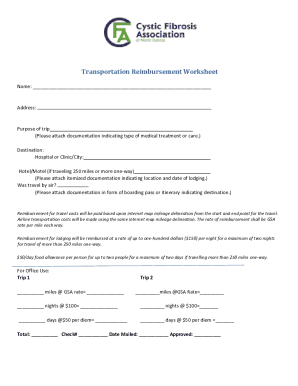 Fillable Online NIHB Medical Transportation Client Reimbursement Form ...