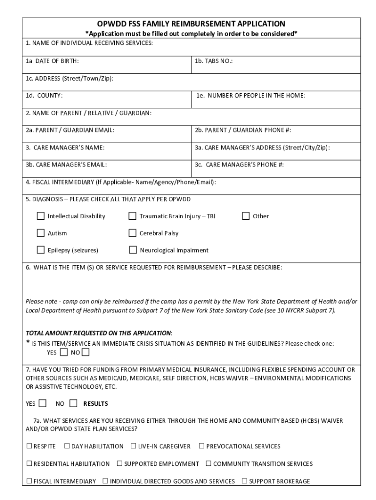 Fillable Online opwdd.ny.govsystemfilesADMINISTRATIVE DIRECTIVE ...