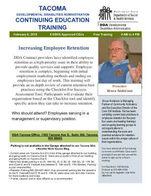 Fillable Online Developmental Disabilities Administration (DDA ...