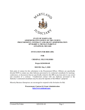 Fillable Online CRIMINAL FILE FOLDERS Fax Email Print - pdfFiller