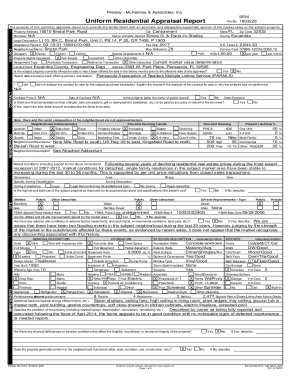Fillable Online Uniform Residential Appraisal Report - MyEscambia Fax ...