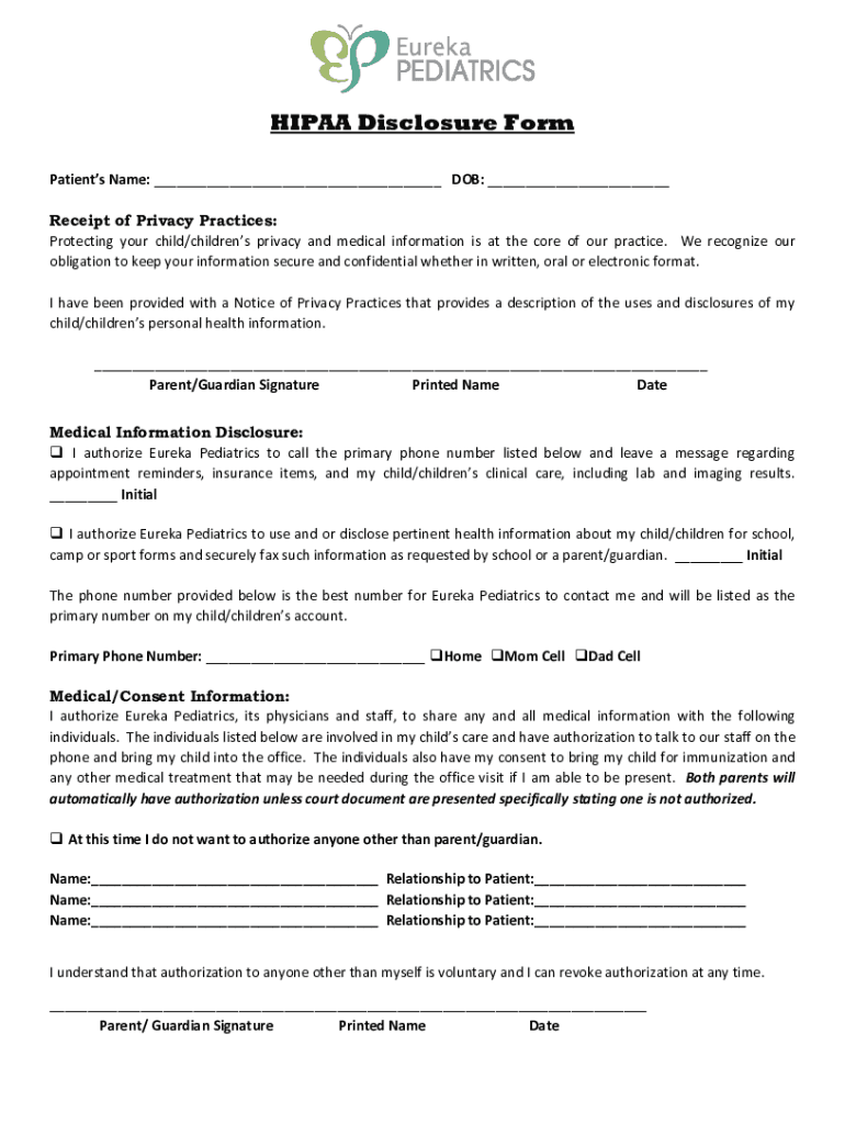 Fillable Online HIPAA Forms Explained: Privacy and Authorization ...