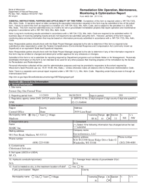 Fillable Online dnr wi dnr.wi.govfilesPDFState of Wisconsin Department of Natural Resources PO ...