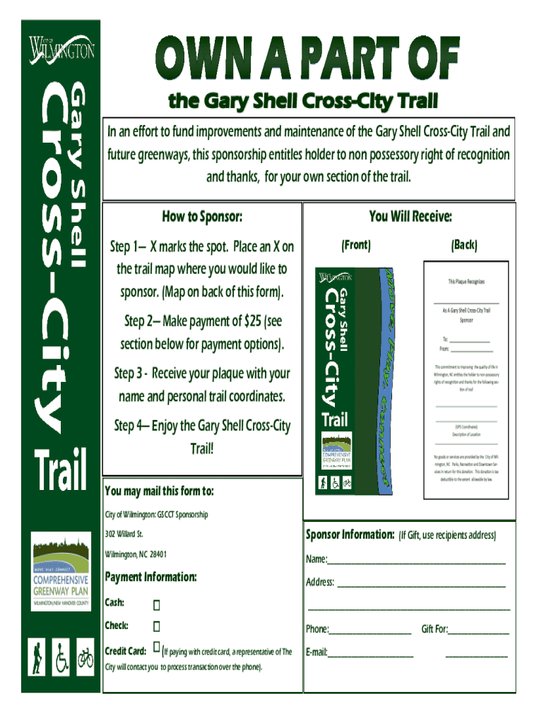 Fillable Online In an effort to fund improvements and maintenance of ...