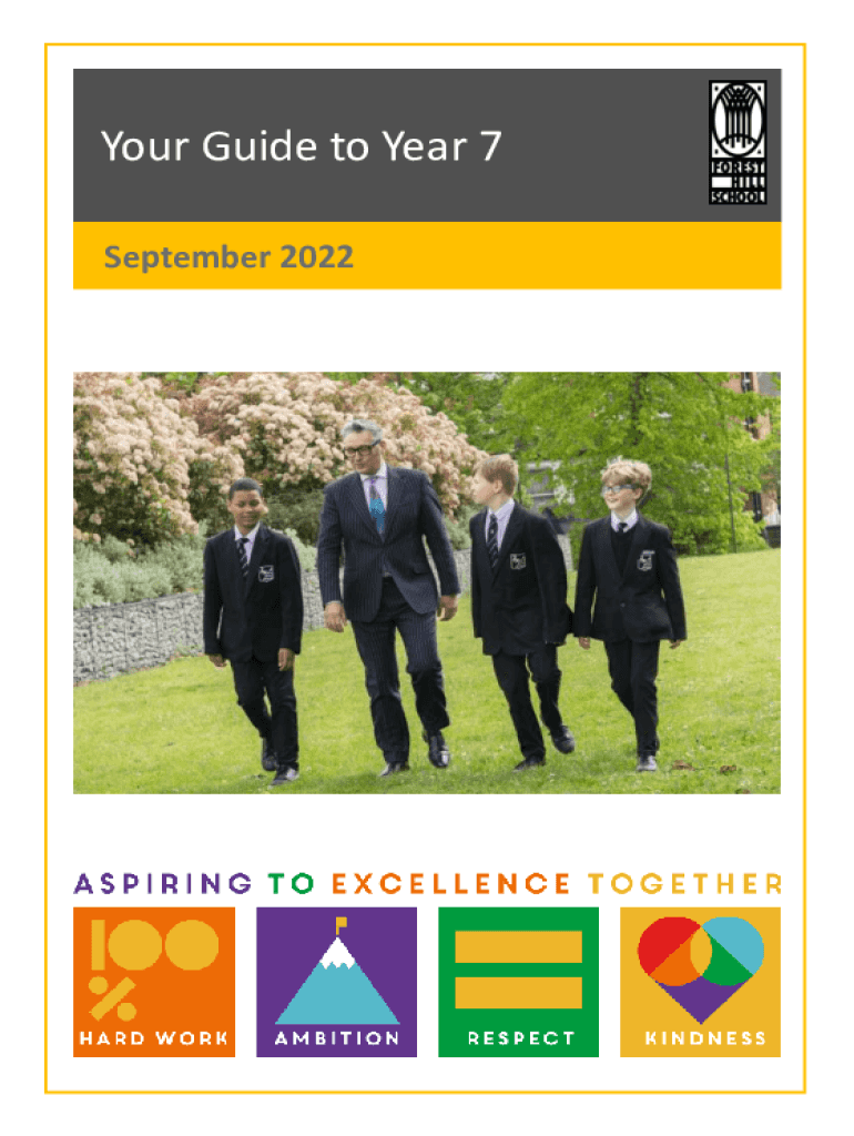 Fillable Online www.pdffiller.com572133096--Your-Guide-to-Year-7 ...