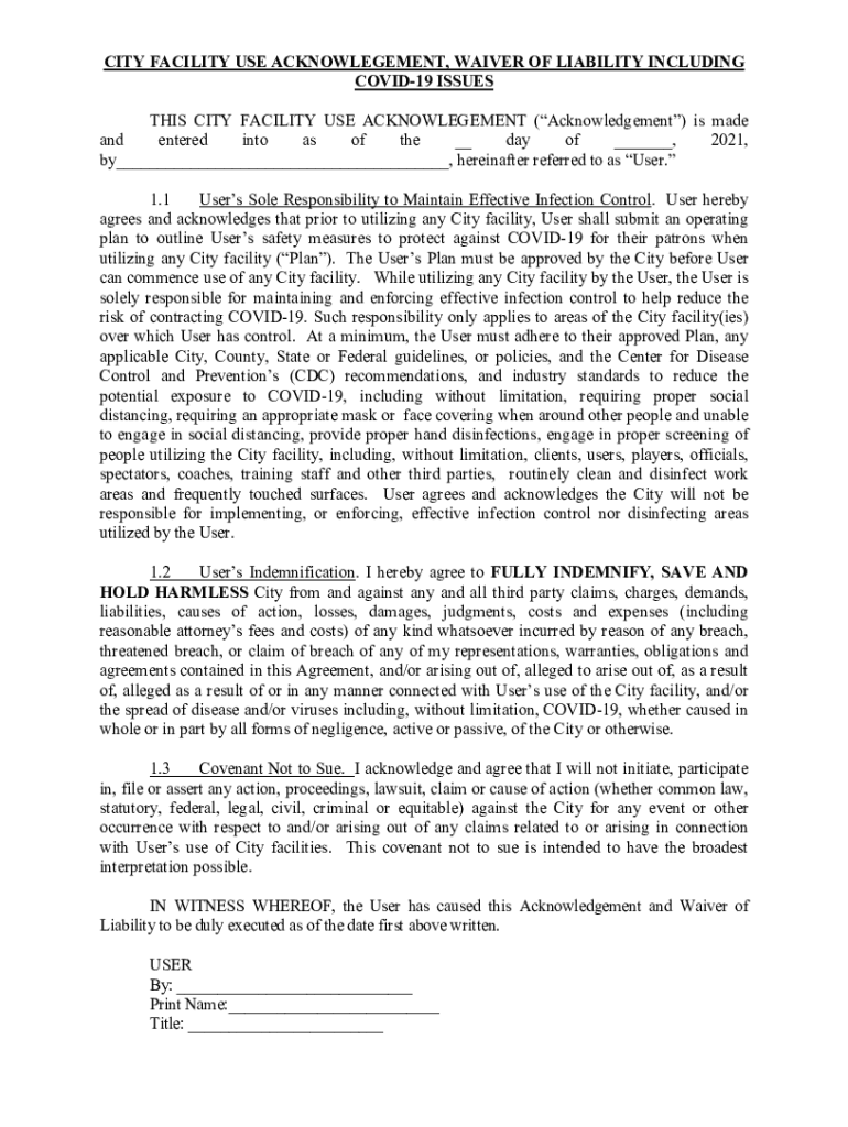Fillable Online prwg.cap.gov media cmsCOVID-19 LIABILITY WAIVER AND ...