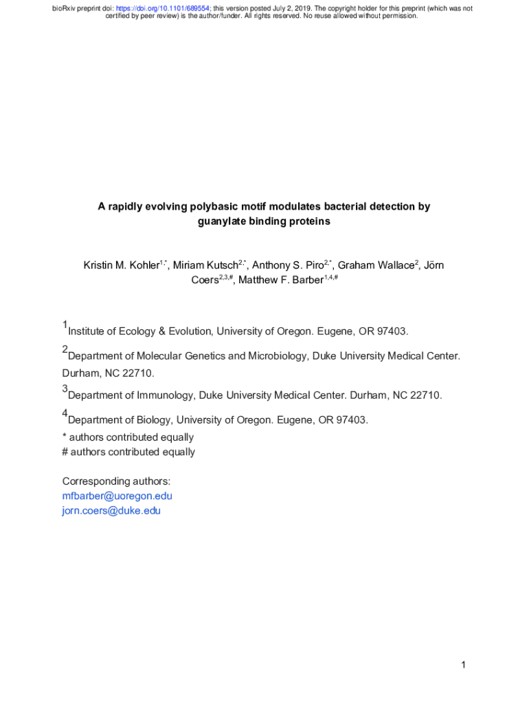 Fillable Online A rapidly evolving polybasic motif modulates bacterial ...