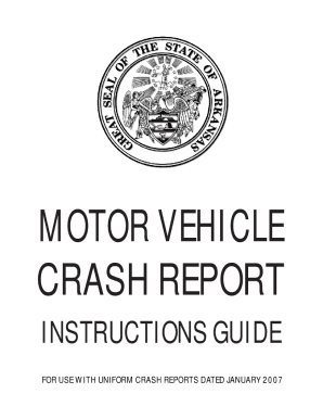 Fillable Online www.nhtsa.govsitesnhtsaMOTOR VEHICLE CRASH REPORT ...