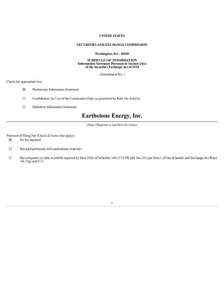 Fillable Online www.sec.govd671334ddef14cDEF 14C - Information ...