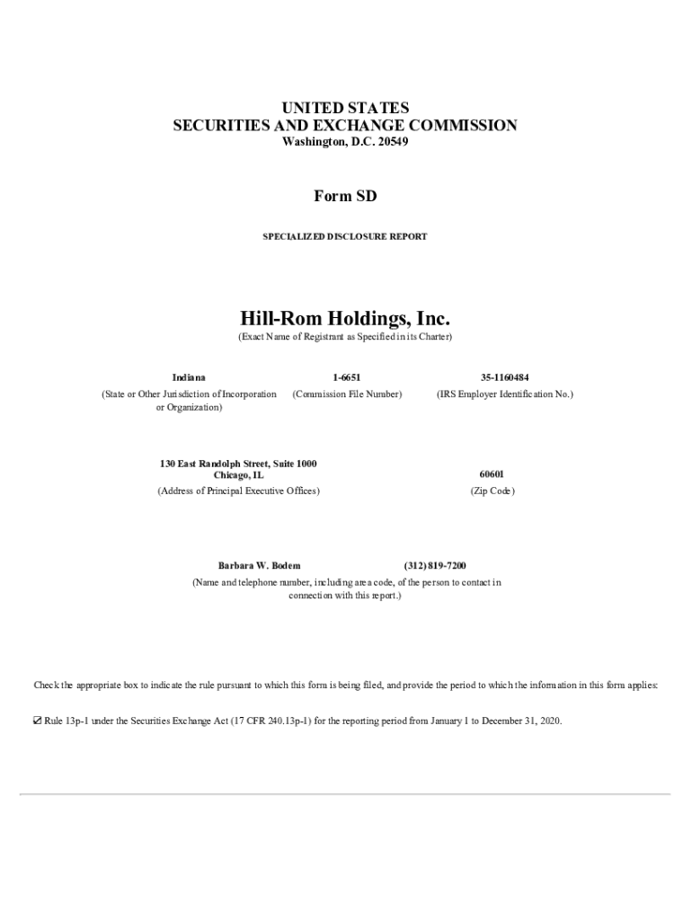 Fillable Online Hill-Rom Holdings, Inc. - cloudfront.net Fax Email ...