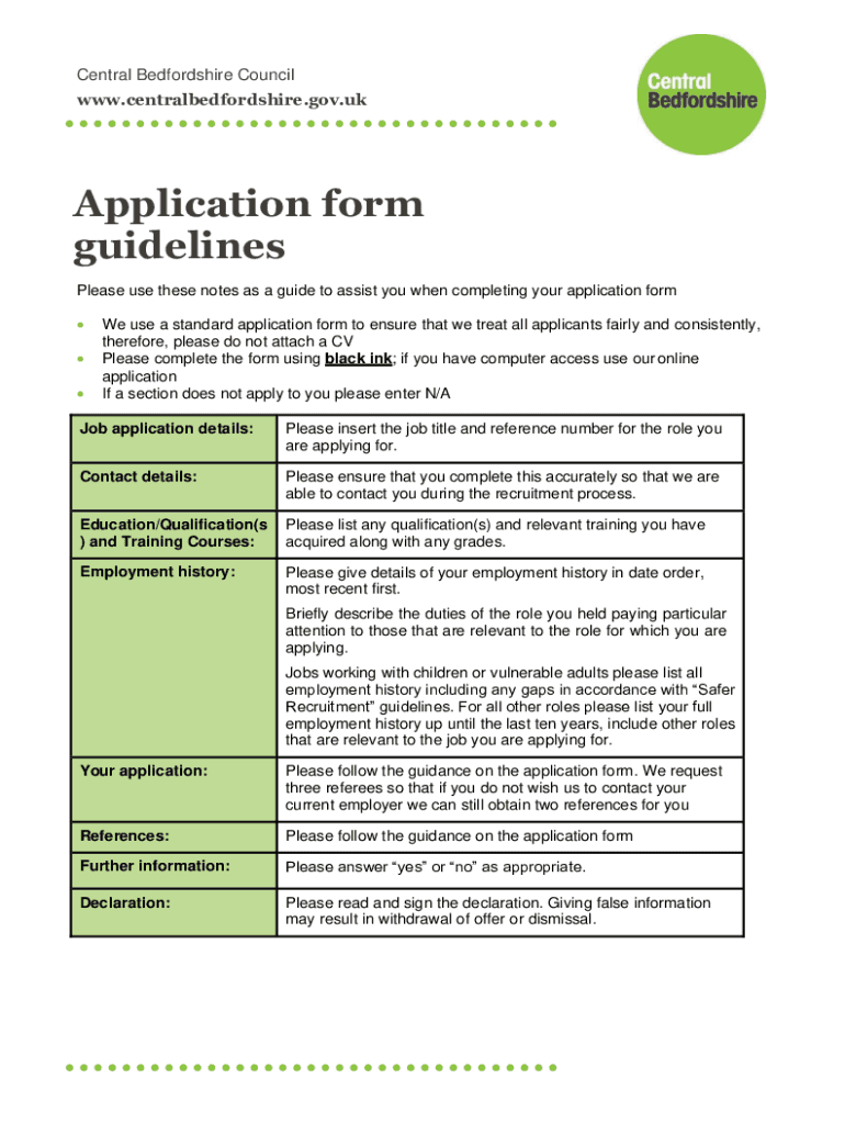 Fillable Online Application form guidelines - Ivel Valley School Fax ... Fillable Online Application form guidelines - Ivel Valley School Fax ...
