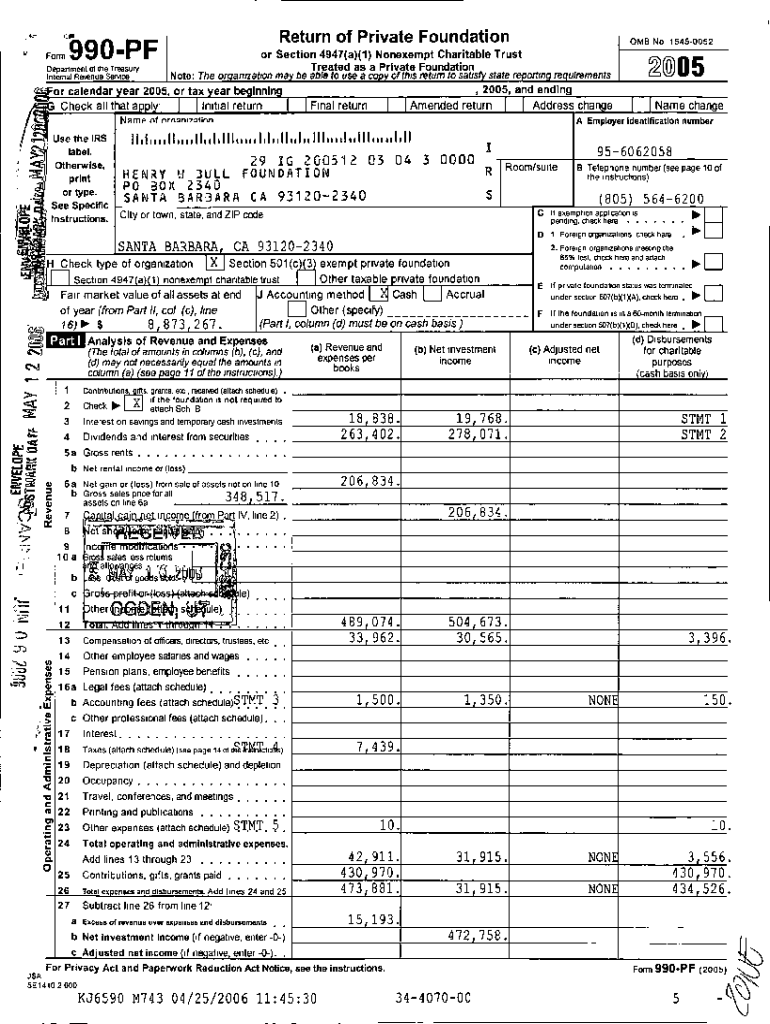Fillable Online or S ec ti on 4947 ( a)( 1 ) N onexemp t Ch ar it a bl ...
