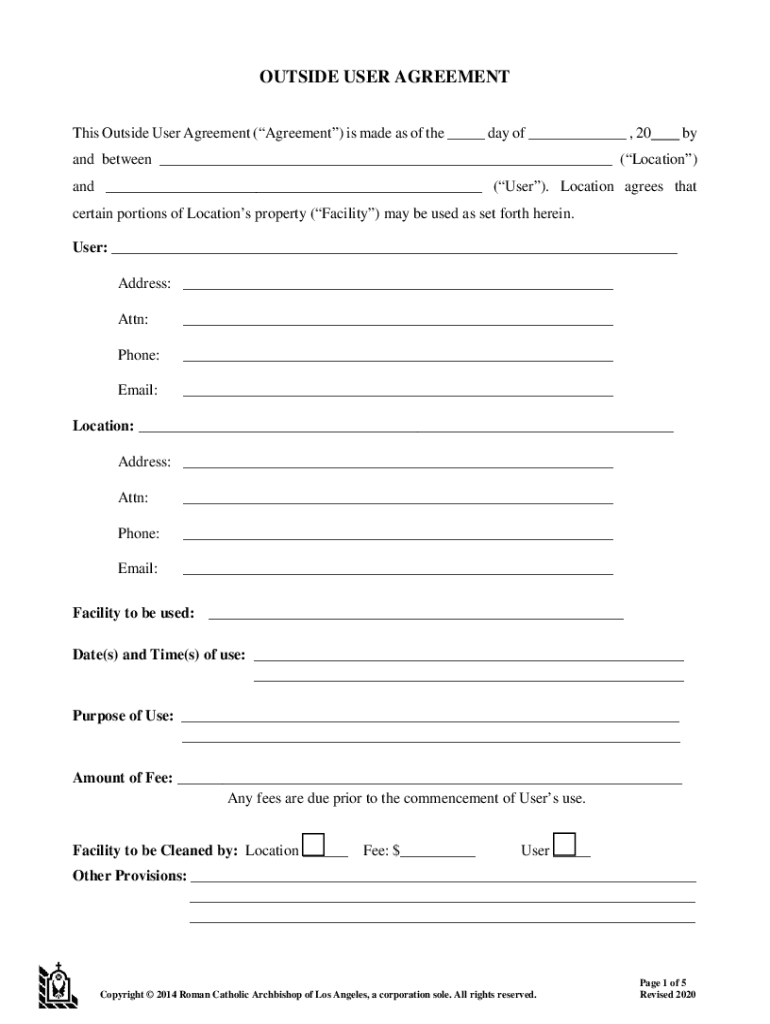 Fillable Online www.lawinsider.comclauseoutside-user-agreementsOutside ...