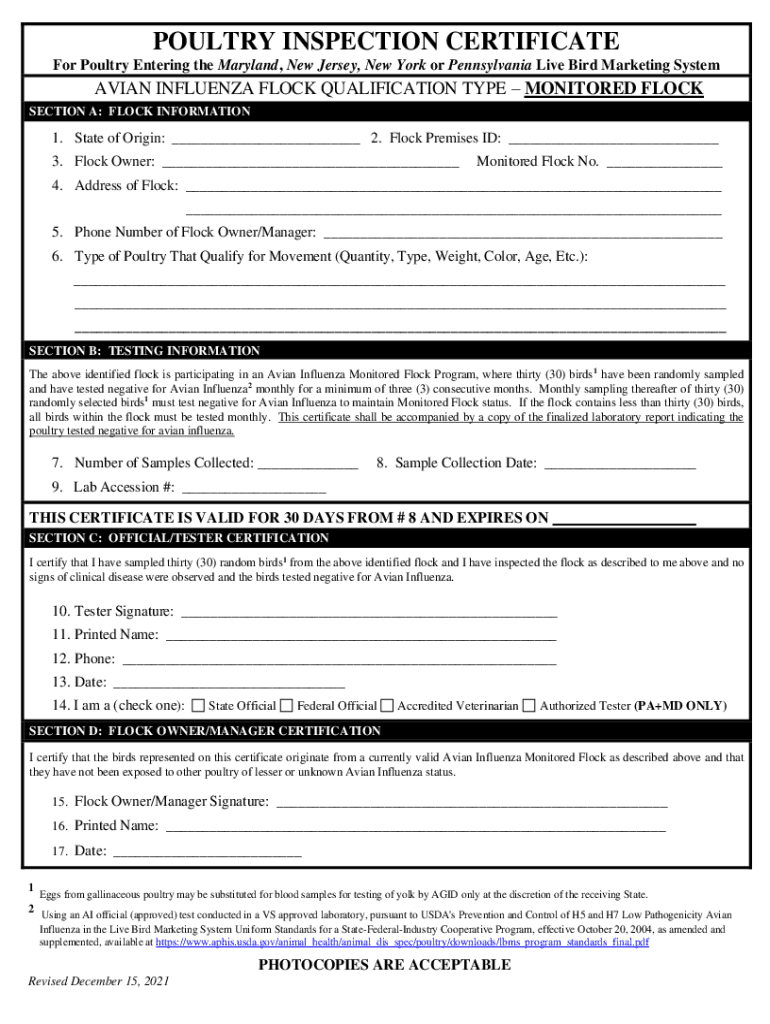 Fillable Online www.fsis.usda.govinspection-poultry-productsInspection ...