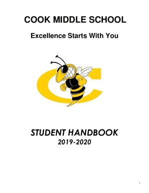Fillable Online Cook Middle School / Cook/Homepage - Cypress-Fairbanks ...