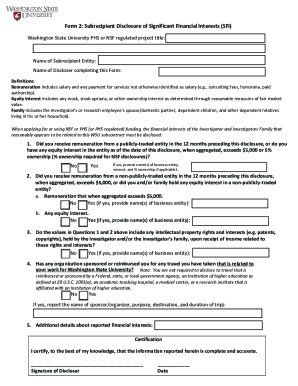 Fillable Online sfi-disclosure-form-2.pdf Fax Email Print - pdfFiller