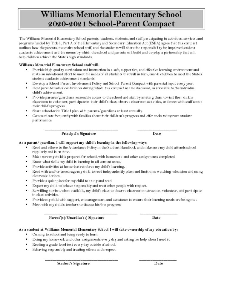 Fillable Online Williams Middle Magnet School - Hillsborough Schools ...