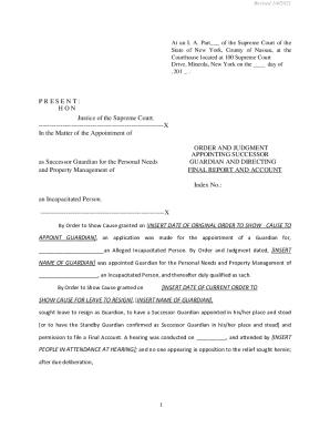 Fillable Online ww2.nycourts.govarticle-81-forms-31251Article 81 ...