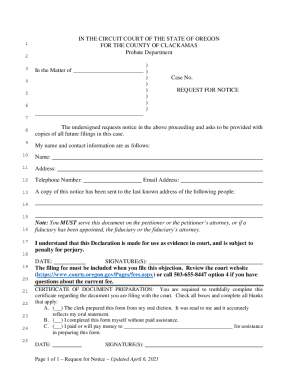 Fillable Online FL-320 Responsive Declaration to Request for Order ...