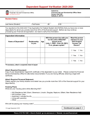 Fillable Online financialaid.tamu.eduForms2223DependentSupport2022-2023 ...