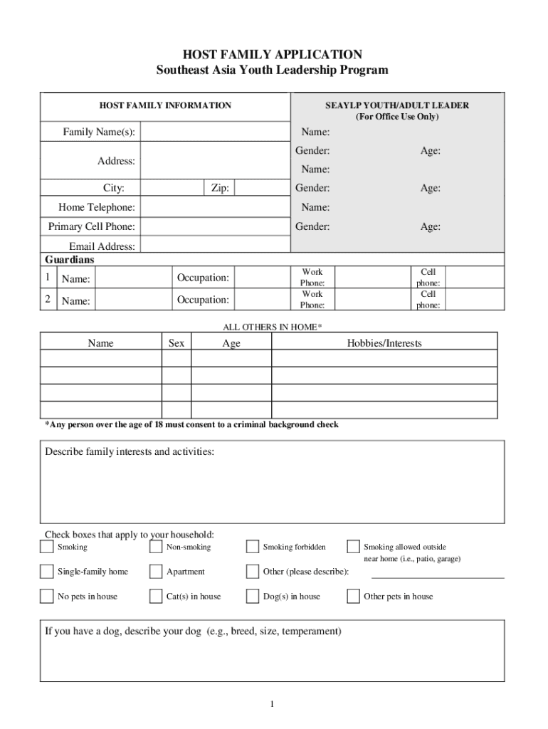 Fillable Online la.usembassy.goveducation-culturescholarshipsSoutheast Asia Youth Leadership ...