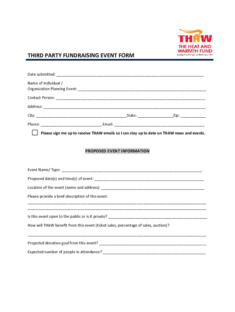 Fillable Online docest.comthird-party-fundraising-request-formThird ...