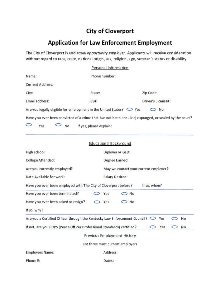 Fillable Online www.flsheriffs.orguploadsLaw Enforcement App-14LAW ...