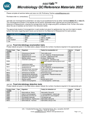 Fillable Online LGCeasi-tab Microbiology Reference Materials-Web ...