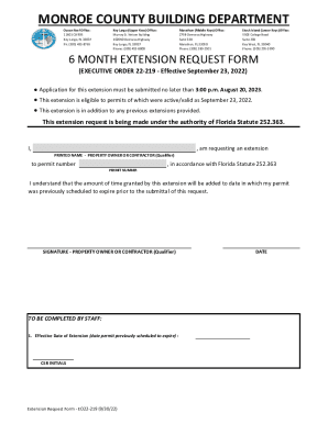 Fillable Online EXTENSION REQUEST FORM - EO 22-219.xlsx Fax Email Print ...