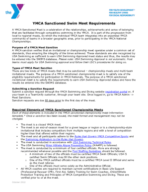 Fillable Online Fillable Online YMCA Sanctioned Swim Meet Requirements - teamunify.com ... Fax ...