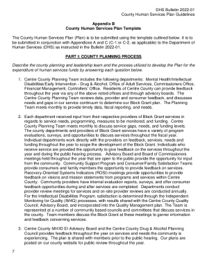 Fillable Online www.centrecountypa.govDocumentCenterViewAppendix B ...