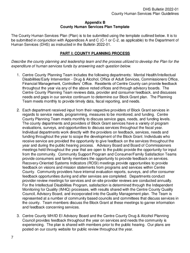 Fillable Online www.centrecountypa.govDocumentCenterViewAppendix B ...