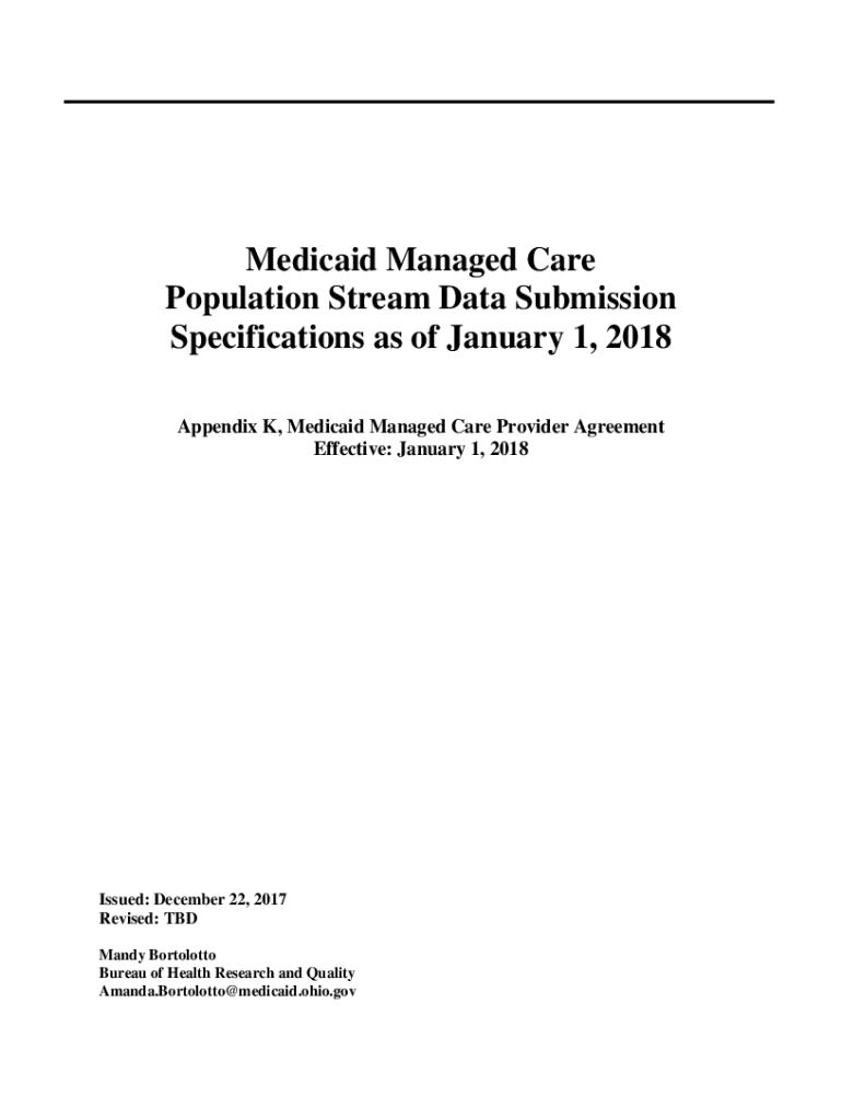 Fillable Online medicaid.ohio.govstaticAbout+UsMedicaid Managed Care Population Stream Data ...