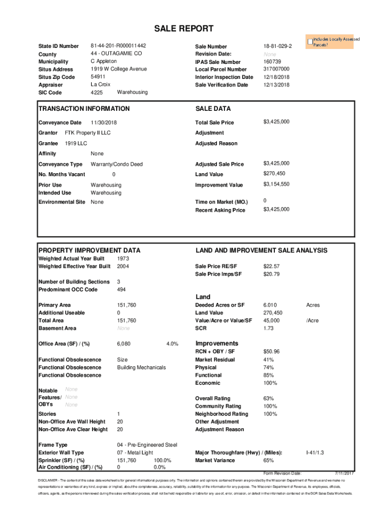 Fillable Online DOR Wisconsin Department of Revenue PortalDOR Reports ...
