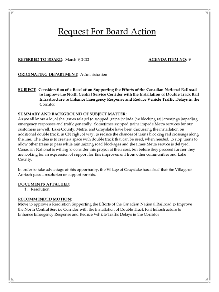 Fillable Online www.antioch.il.govdownloadbriefingroomRequest For Board ...