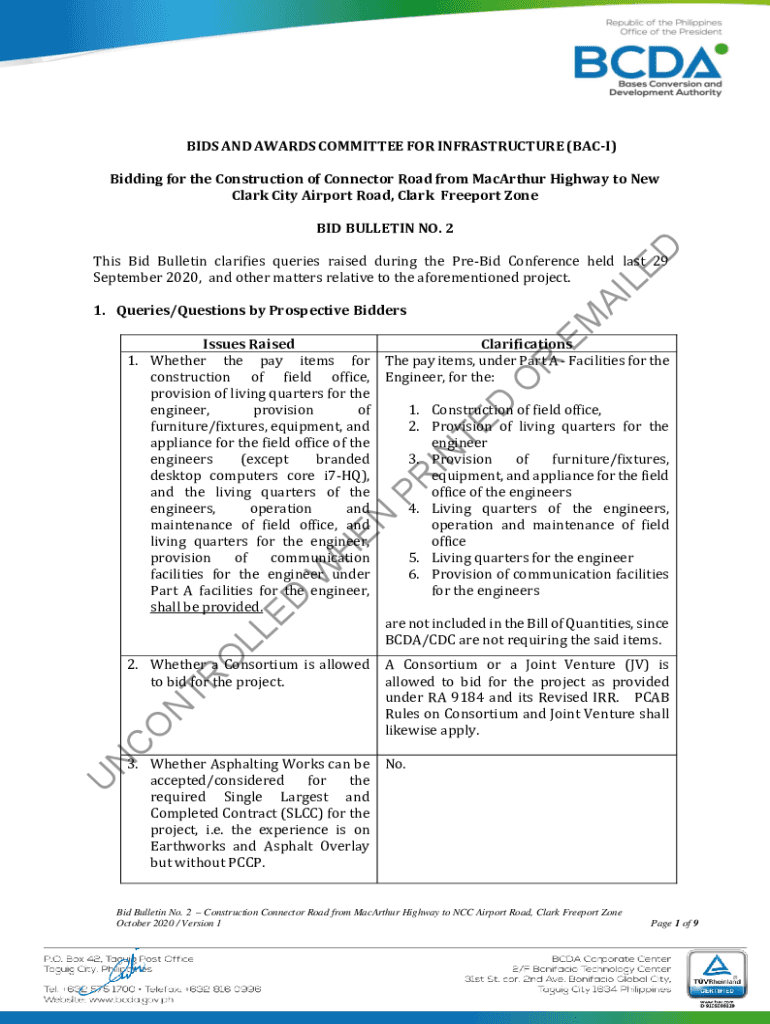 Fillable Online Annex B - Form Detailed Cost Estimates - Connector Road ...