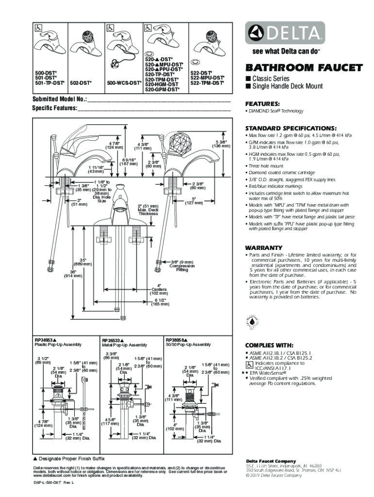 Fillable Online www.pdffiller.com401570339--DSP-L-500-DST-Rev-A ...