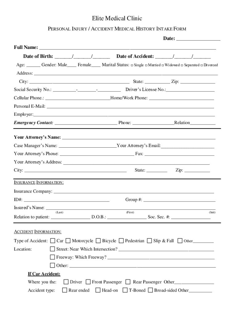 Fillable Online www.uslegalforms.comform-library463214Personal Injury ...