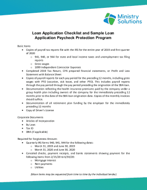 Fillable Online Loan Application Checklist and Sample Loan Application ... - HubSpot Fax Email ...