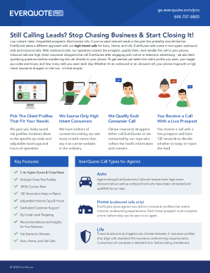 Fillable Online Still Calling Leads? Stop Chasing Business & Start ...