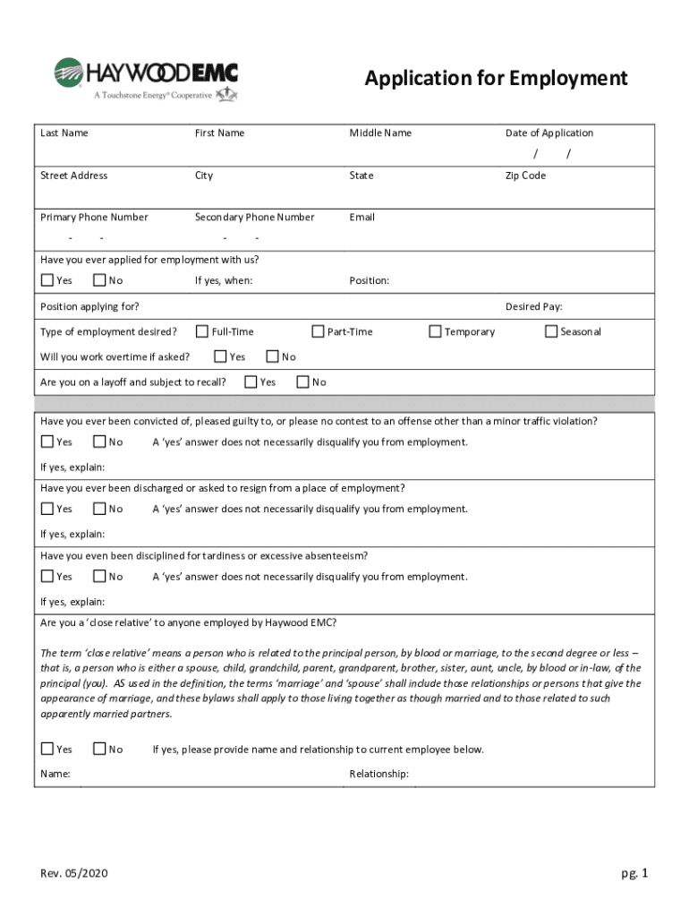 Fillable Online www.pdffiller.com500118405--EmploymentFillable Online Employment Application ...